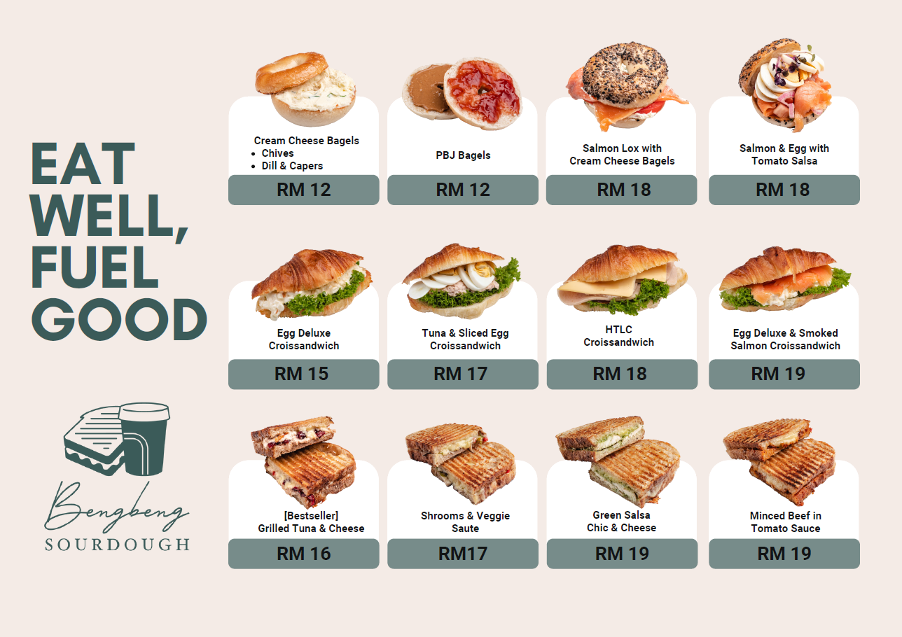 In-store Menu | Menara UOA Bangsar – Bengbeng Sourdough